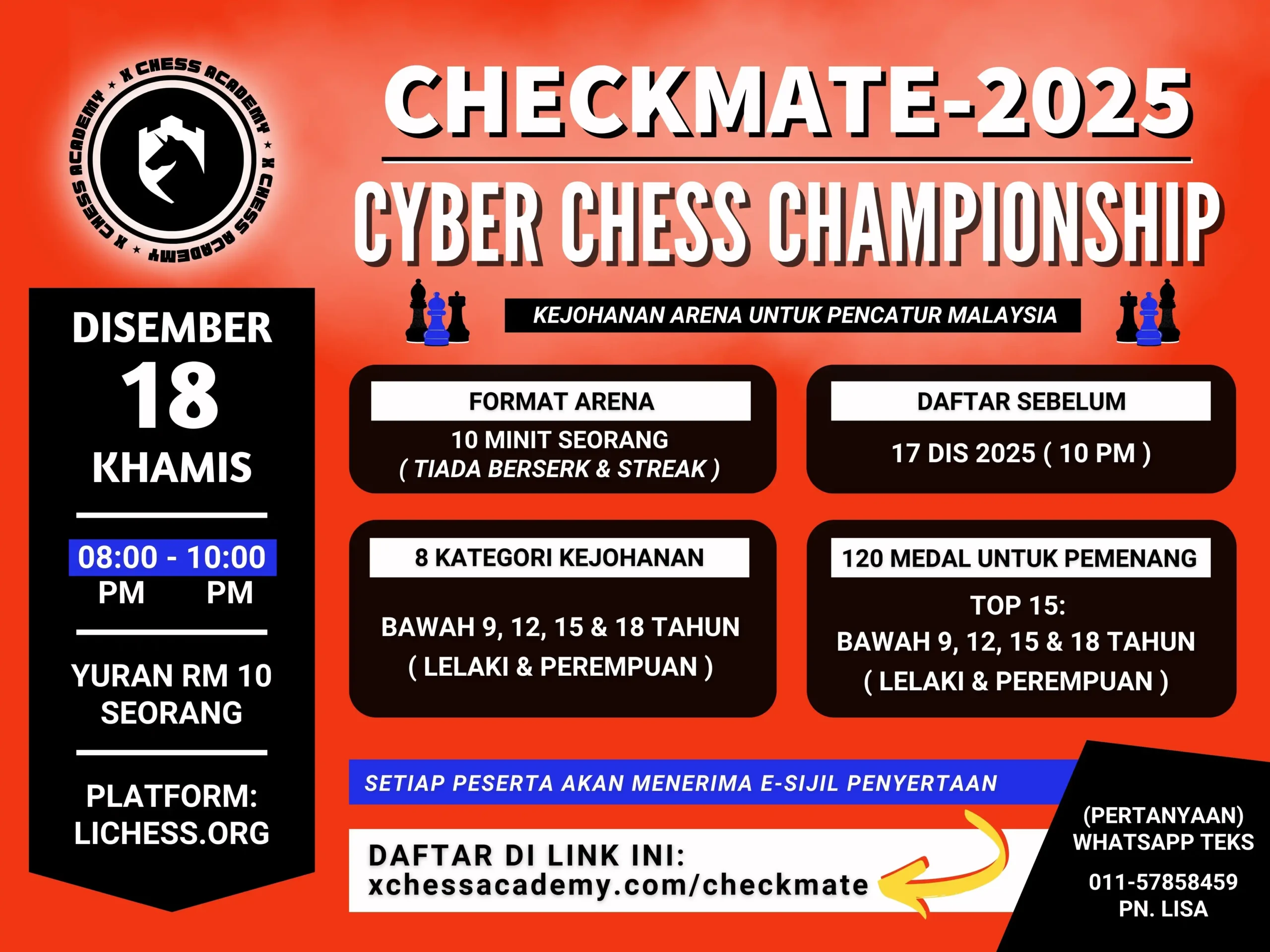 Checkmate-2025 Cyber Chess Championship - Chessaurus